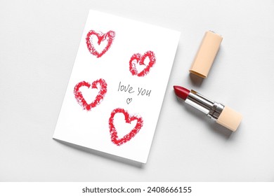 Red text "I love you" on gray background HD wallpaper download