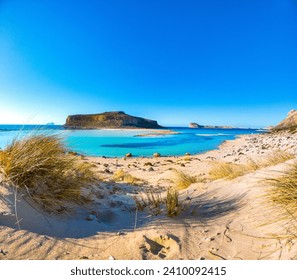 Gramvousa, insula din Grecia 4K descărcare de fundal