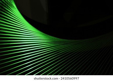 Green abstract cube neon HD wallpaper download