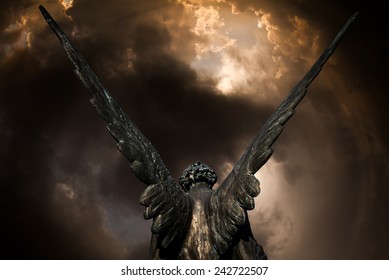 Dark Angel Flying HD wallpaper download