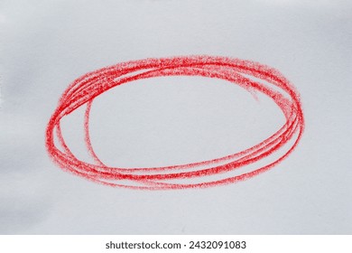 Abstract red circle 2K wallpaper download