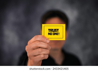 Trust No One 4K wallpaper download