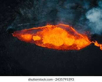Volcano under the Ice HD wallpaper download
