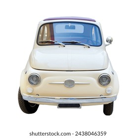 A vintage classic with cream colored thin wheels with red seats 2K ...