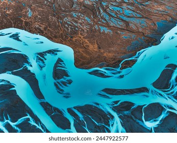 Background of the blue river HD wallpaper download