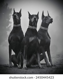 Beautiful Doberman Pinscher HD wallpaper download
