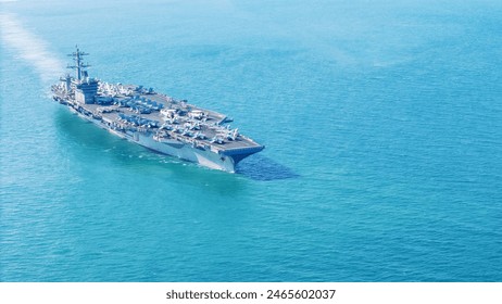 Marine water and aircraft 2K wallpaper download