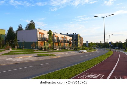 Beautiful Street Path View 2K wallpaper download