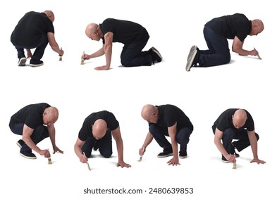 Warrior Kneeling 4K wallpaper download