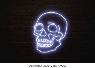 Skull Illustration 4K wallpaper download