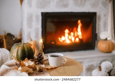 Close Look of Amazing Fireplace 2K wallpaper download