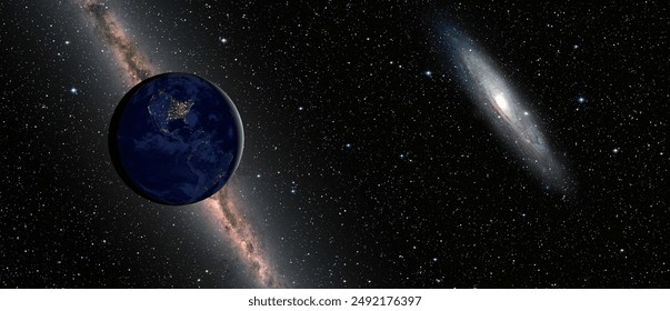 Nebula Andromeda 4K wallpaper download