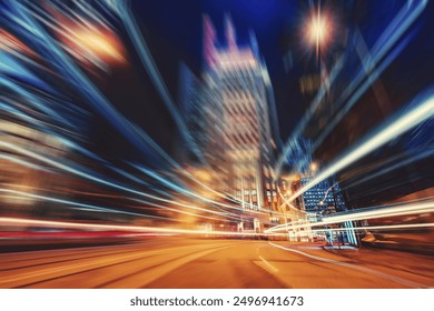 Night City Abstract 4K wallpaper download