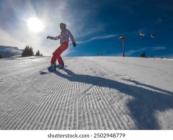 Snowboarding 4K wallpaper download