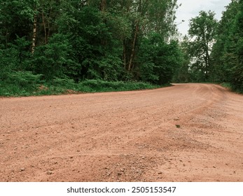 Dirt Road in Forest HD wallpaper download