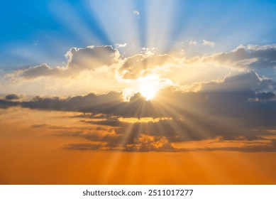 Mountain Sun Rays 4K wallpaper download