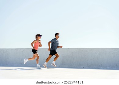 Beach Jogging Scenery 4K wallpaper download