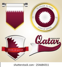 State of Qatar Logo Vector (.EPS) Free Download