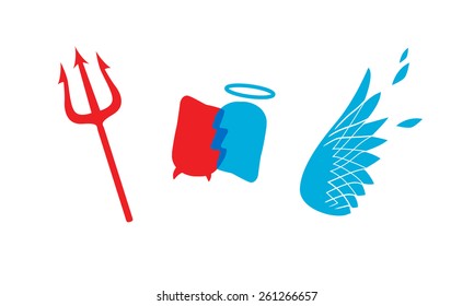 Angels and Demons Logo Vector (.EPS) Free Download