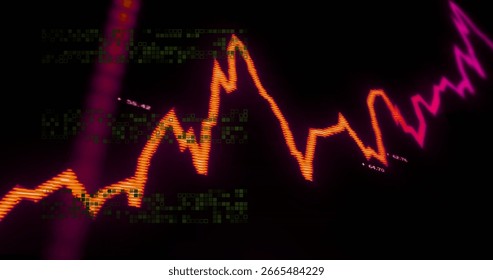 Vibrant Neon Dots Matrix in Abstract Dark Background premium 2K ...