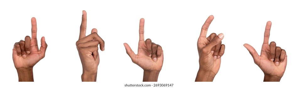 Finger Pointing Up: Direction and Attention premium 4K wallpaper download