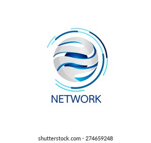 World.Net Logo Vector (.EPS) Free Download
