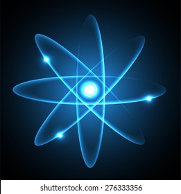 Atom Black Logo Vector (.EPS) Free Download