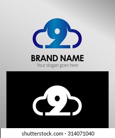 Cloud 9 Logo Vector (.EPS) Free Download