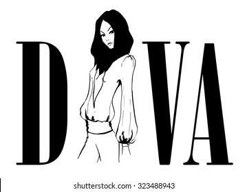 Diva Logo Vectors Free Download