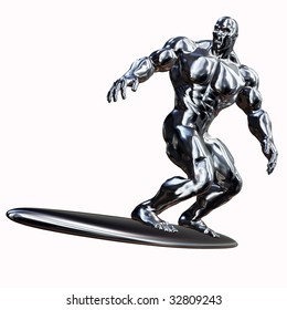 Silver surfer Logo Vector (.EPS) Free Download
