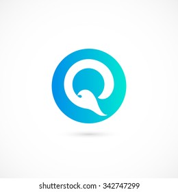 Company Blue Q Logo Vector (.AI) Free Download