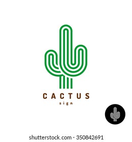 Cactus Logo Vectors Free Download