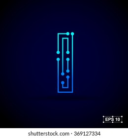 Electronic Logo Vector (.CDR) Free Download