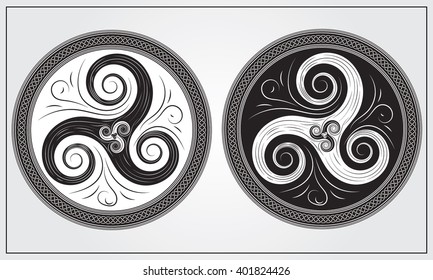 Triskelion Logo Vector (.EPS) Free Download