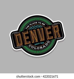 Denver, Colorado Logo Vector (.EPS) Free Download