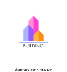 Three Building Construction Logo Vector (.AI) Free Download
