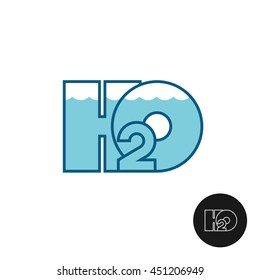 h2o Logo Vector (.EPS) Free Download