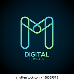 M Power Logo Vector (.AI) Free Download