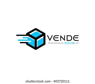 Blue Box With In Logo