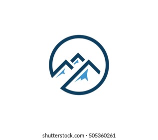 Blue Mountain Logo Vector (.EPS) Free Download