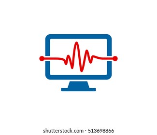 Doctor Computer Logo Vector (.EPS) Free Download