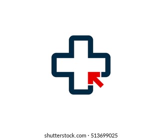 Hospital Clinic Plus Logo Vector (.AI) Free Download