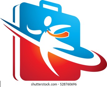 Work And Travel Logo Vector (.EPS) Free Download