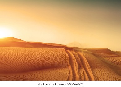 Namibia 4x4 in the desert 2K wallpaper download