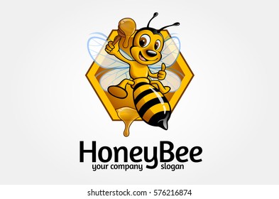 Bee Happy Logo Vector (.AI) Free Download