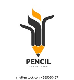 Education Colour Pencil Logo Vector (.AI) Free Download