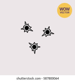 Bullet Holes Logo Vector (.CDR) Free Download