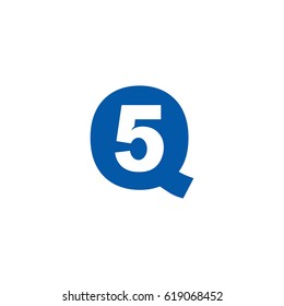 Q5 Letter Logo Vector (.AI) Free Download