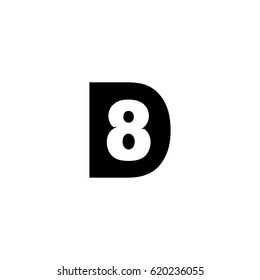 D8 Logo Vector (.AI) Free Download