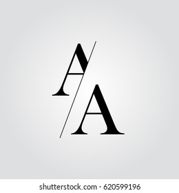 Aa Logo Vectors Free Download